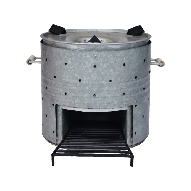 Community Smokeless Chulha Clean Cook Stove FireWood Angithi